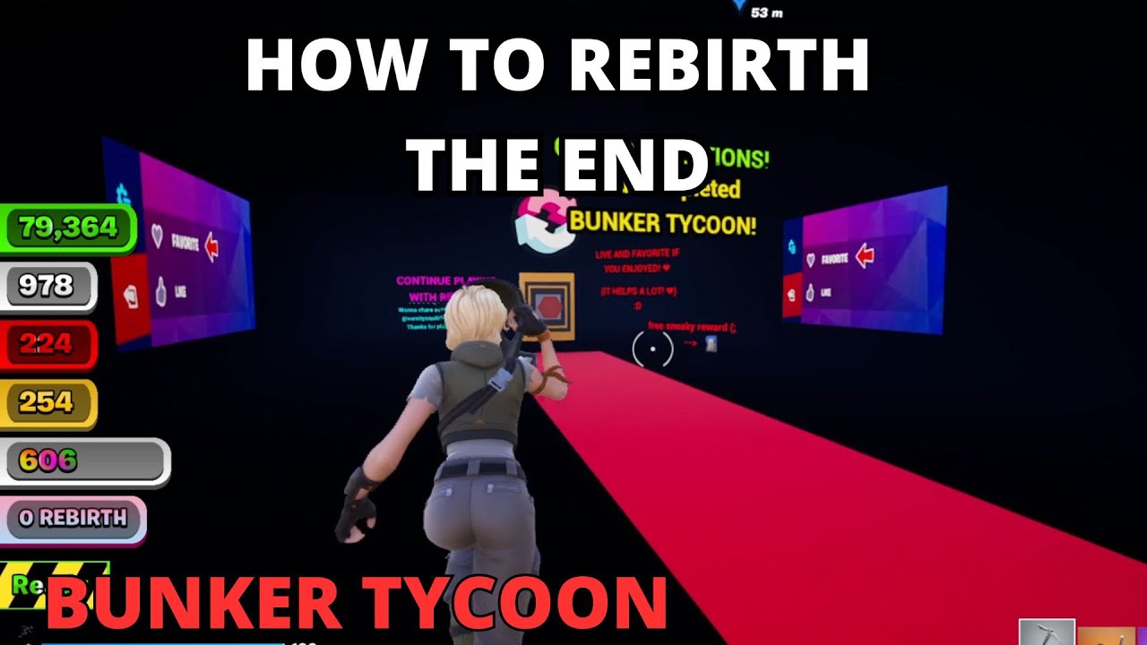 HOW TO REBIRTH ON BUNKER TYCOON TUTORIAL / THE END ON BUNKER TYCOON ...