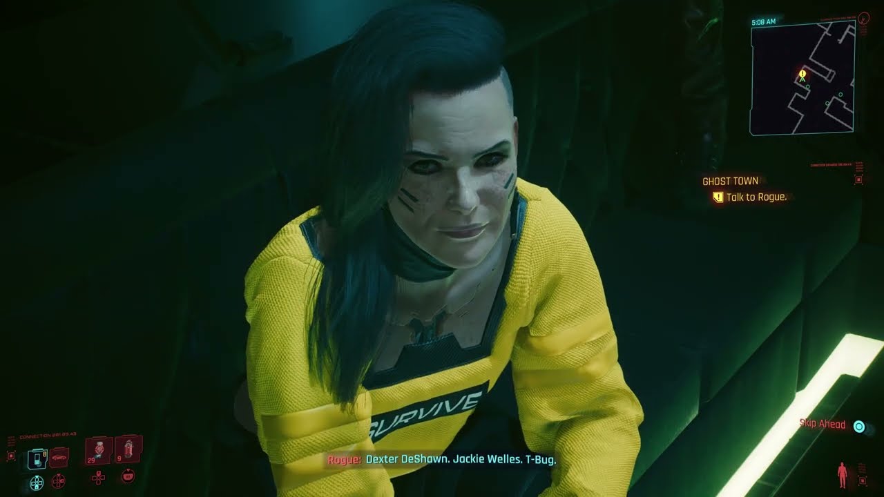 Cyberpunk 2077 - Ghost Town: Order a Jackie Welles Drink, Talk to Tiny ...