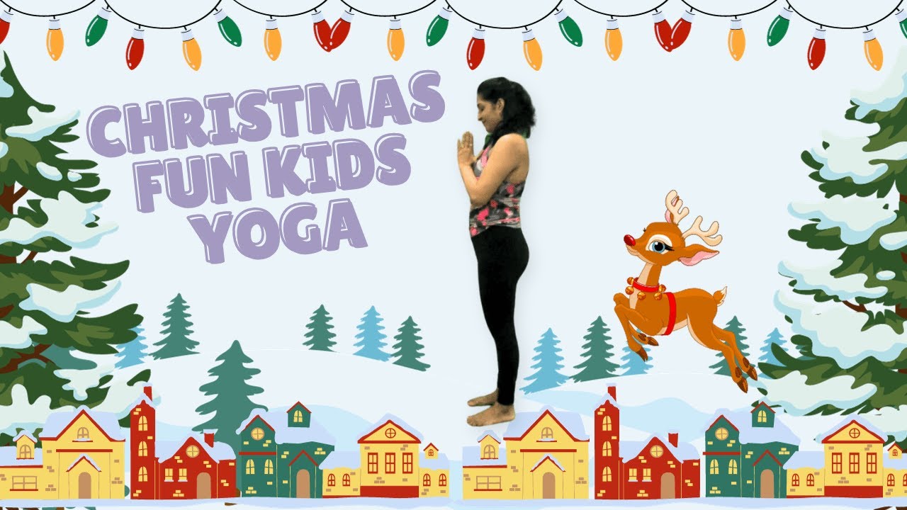 Christmas Fun Yoga for Kids I Merry & Mindful - YouTube