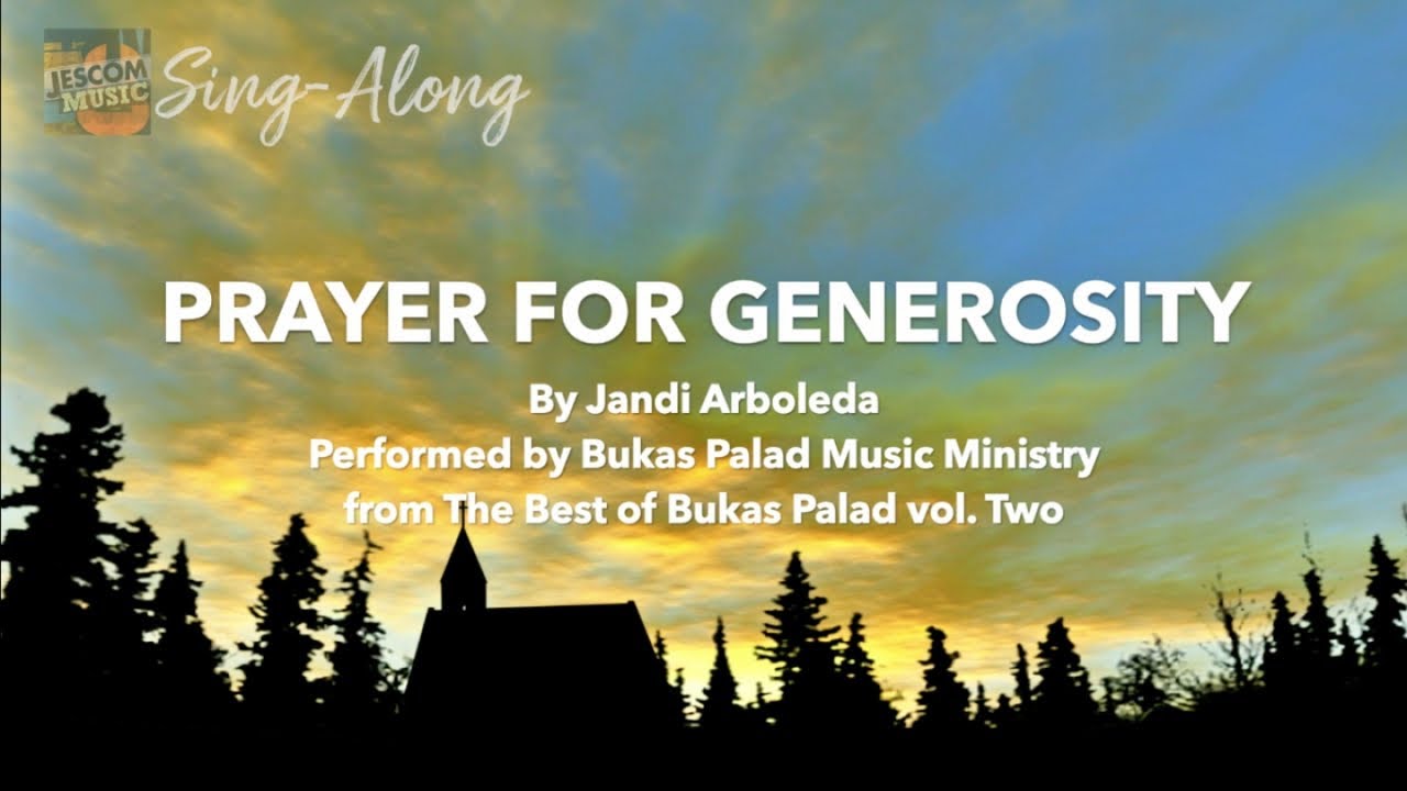 Prayer for Generosity (Sing-Along M1) - YouTube