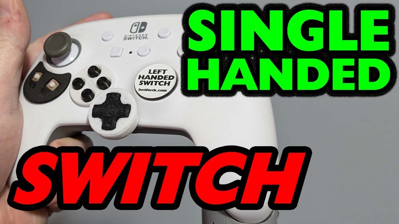 Ben Builds A Single Handed Switch Controller - YouTube
