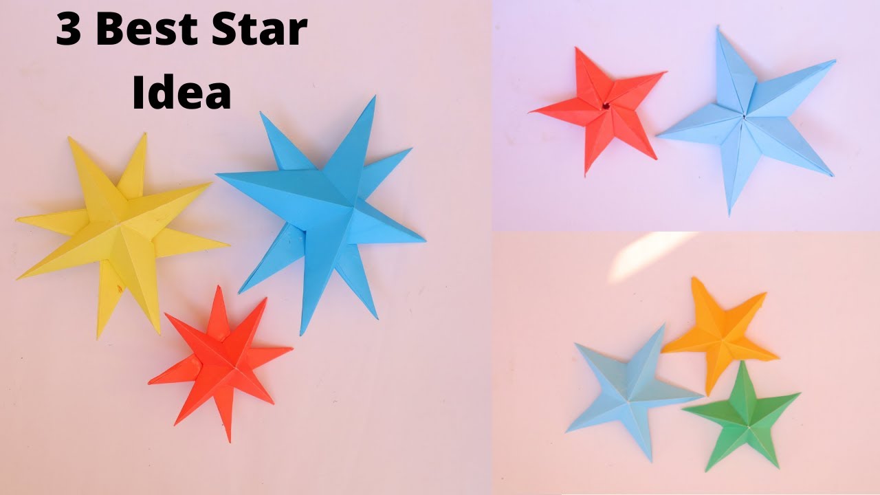 3 Best Paper Star Idea - YouTube