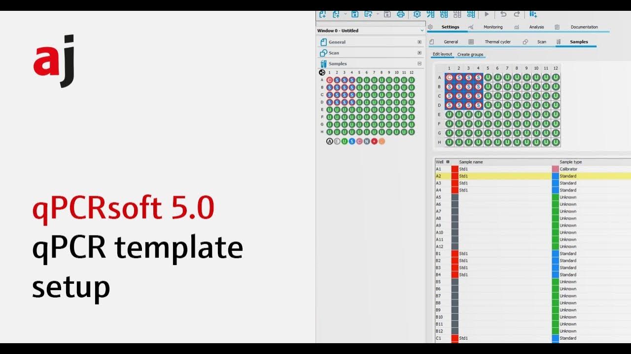 1. qPCRsoft 5.0 – qPCR template setup - YouTube