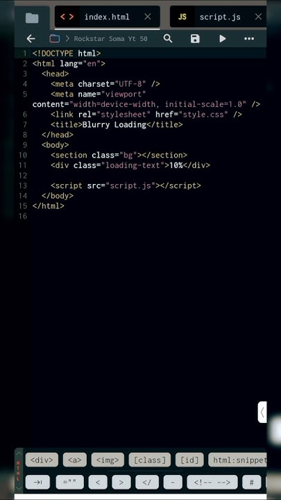 Blurry Loading Animation using HTML & CSS | Rockstar Soma Yt#blurryloading #cssanimation # ...