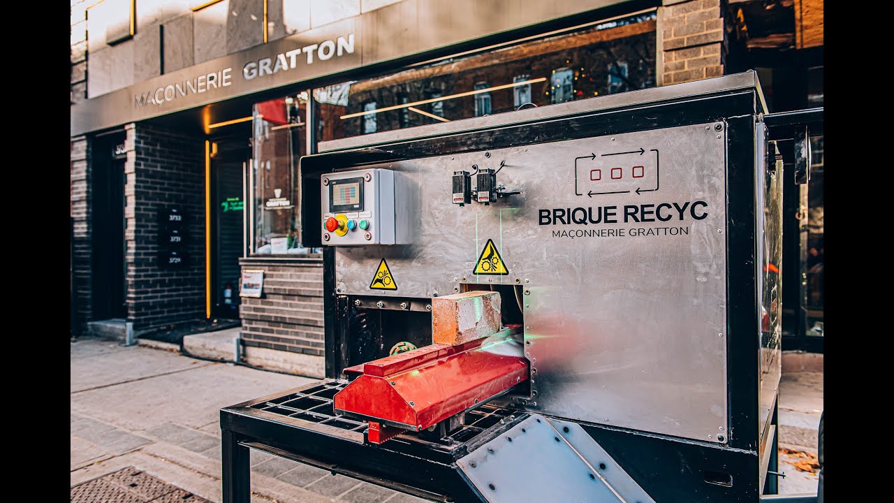 Sauver la planète une brique à la fois + La Machine BRIQUE RECYC en ...