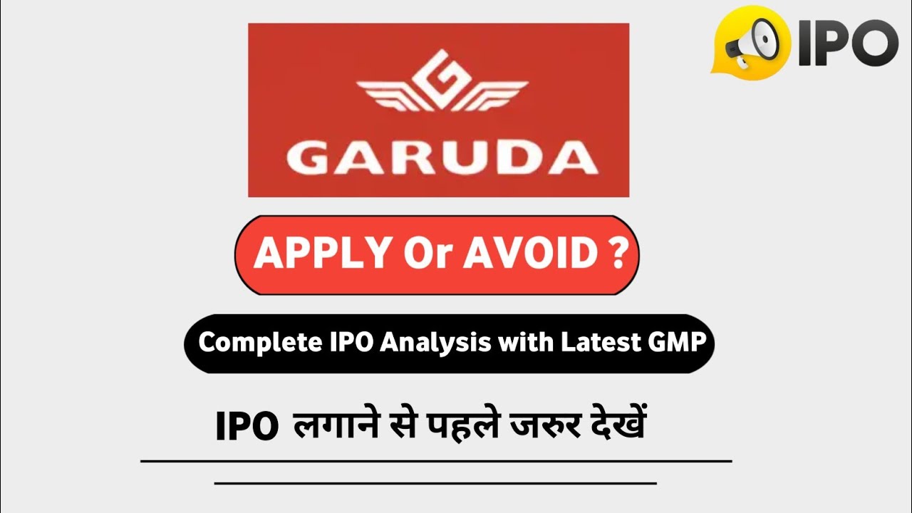🔴 Garuda Construction IPO ( FULL ANALYSIS ) | GMP TODAY | GARUDA ...