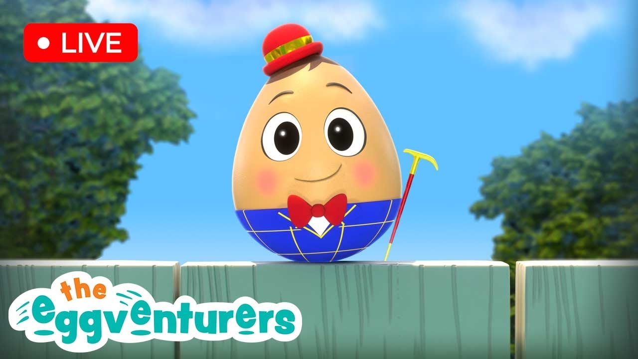 LIVE: Humpty Dumpty Cartoons for Kids 🚨 Eggventurers Full Episodes ⭐️ ...
