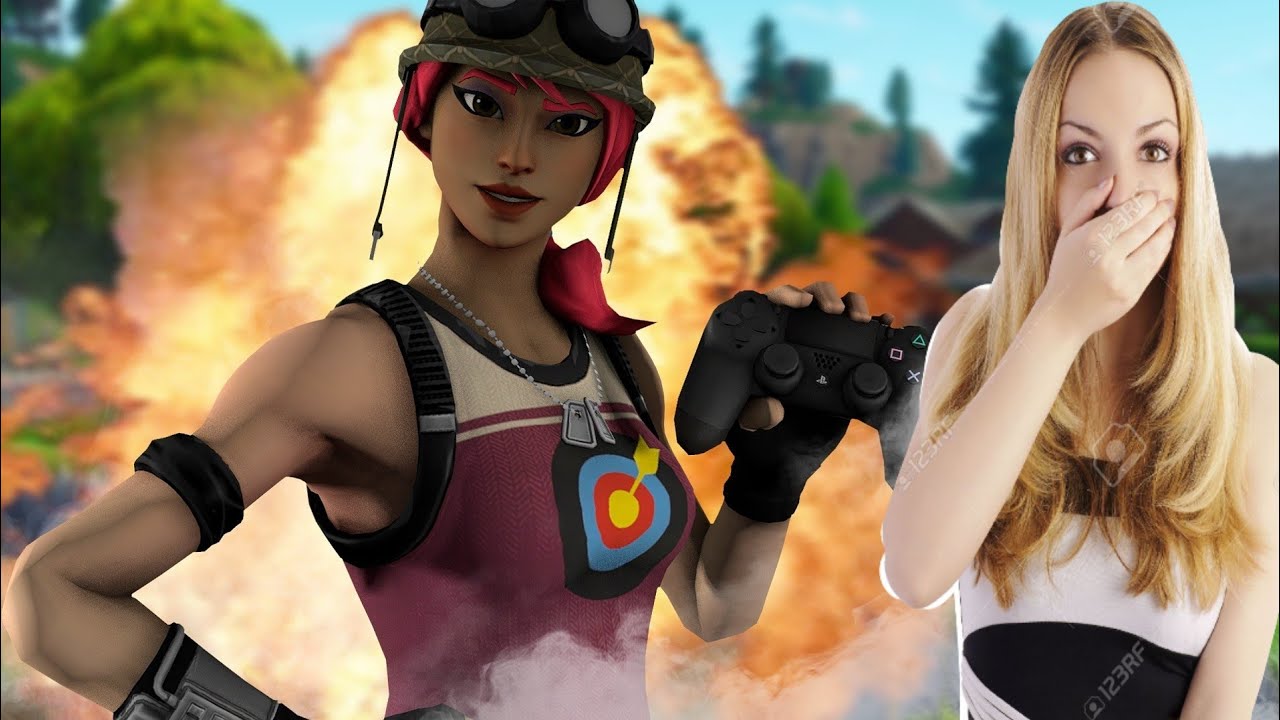 dejamos a una chica asi en fortnite - YouTube