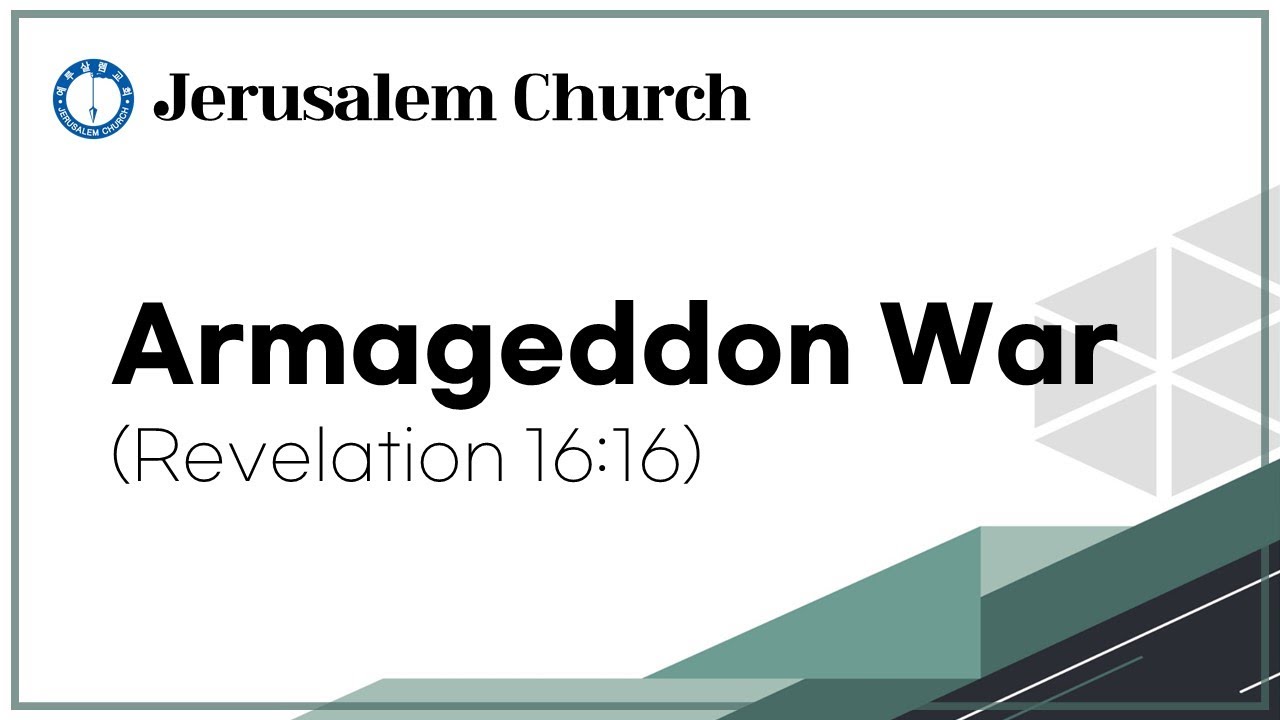 [Seventh Trumpet] 24/3/15 "Armageddon War" (Revelation 16:16) - YouTube