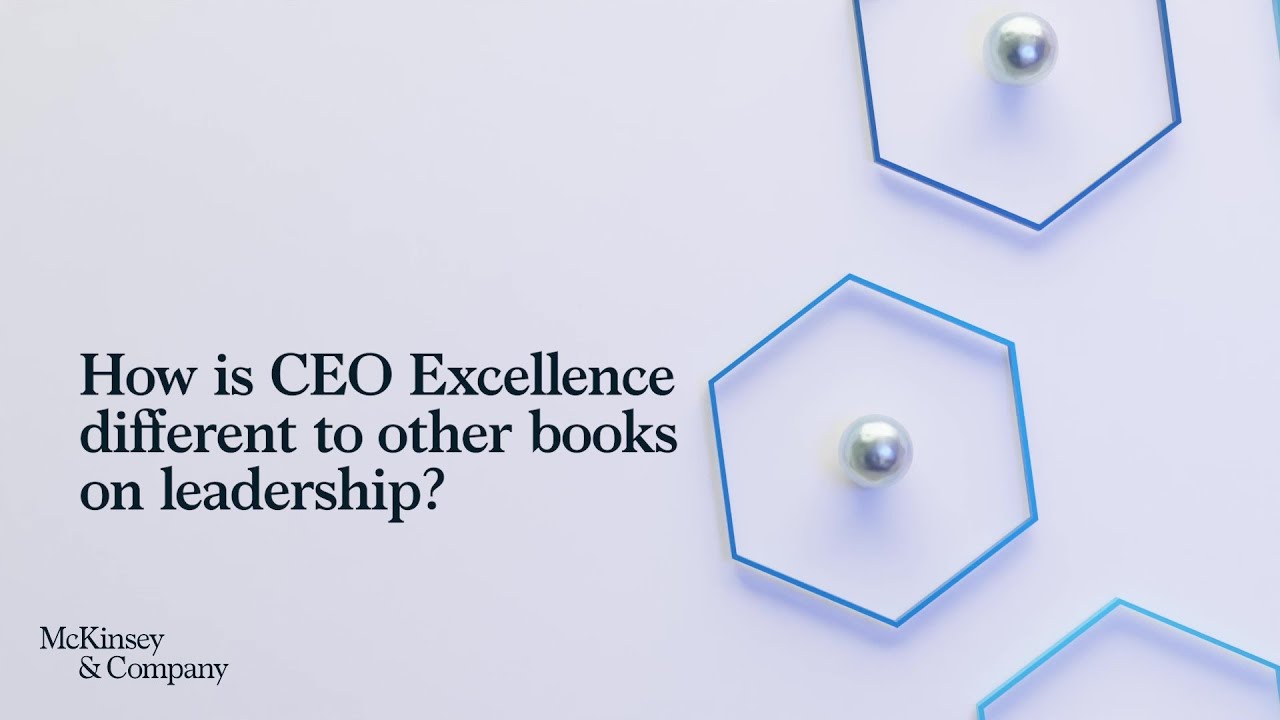 How is CEO Excellence different to other books on leadership? - YouTube