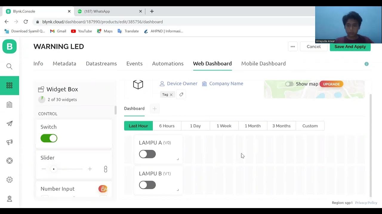 Penjelasan cara kerja aplikasi Blynk IoT deng Arduino Ide - YouTube