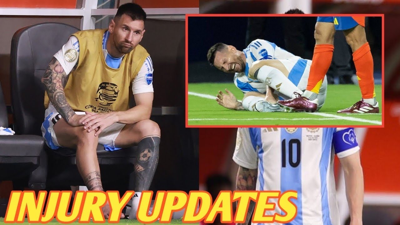 Messi's Heartbreaking Injury in Copa America Final: Ankle Swells to the ...
