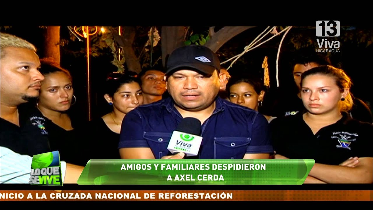 Amigos y familiares despidieron a Axel Cerda - YouTube