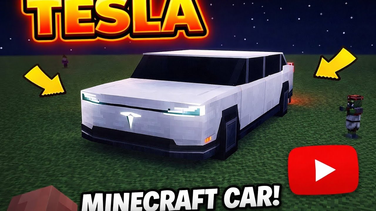 How To Build a TESLA in Minecraft… This Shouldn’t Be Possible ⚡ - YouTube