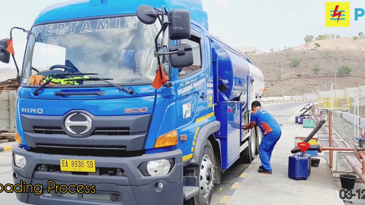 23. 031219 Proses Unloading BBM PLTMG BIMA - YouTube