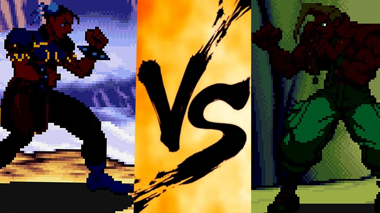 MUGEN- Shadow Lady (Chun-Li) Vs Shadow (Charlie) - YouTube