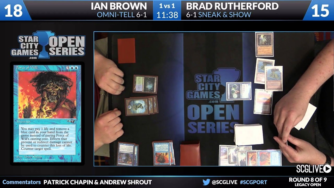 SCGPORT - Legacy - Round 8b - Ian Brown vs Brad Rutherford [Magic: the ...