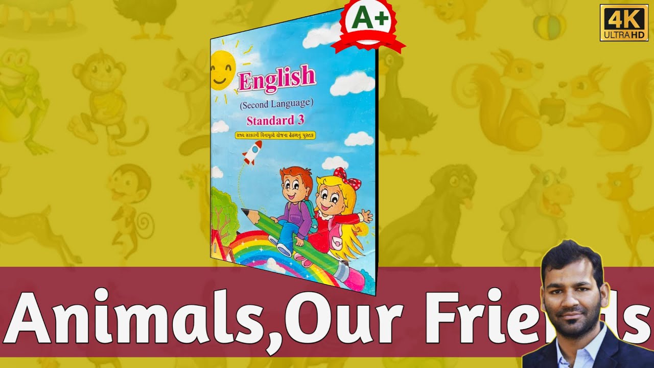 Std 3 English Unit 8 Animals, Our Friends Dhoran 3 English unit 8 Poem ...