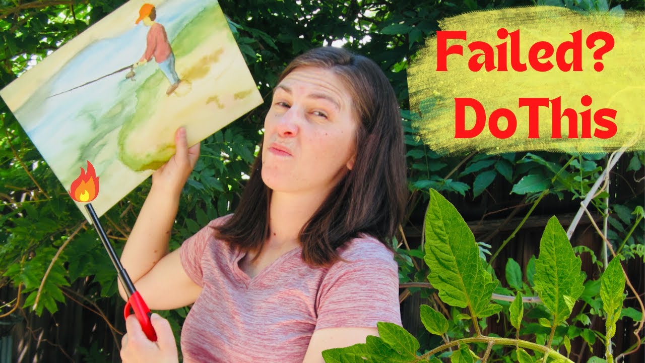 What To Do With Failed Paintings | I Fix My Most Embarrassing Work ...