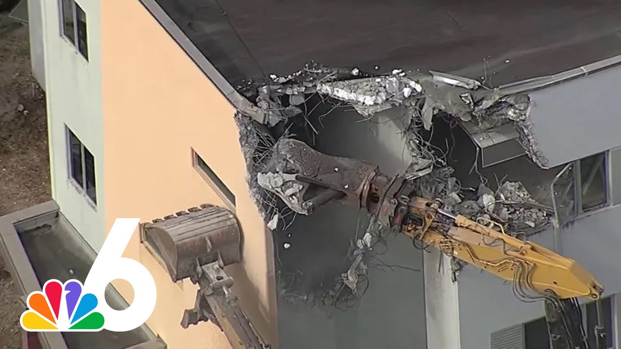WATCH: Demolition of MSD building begins, 6 years after Parkland school ...