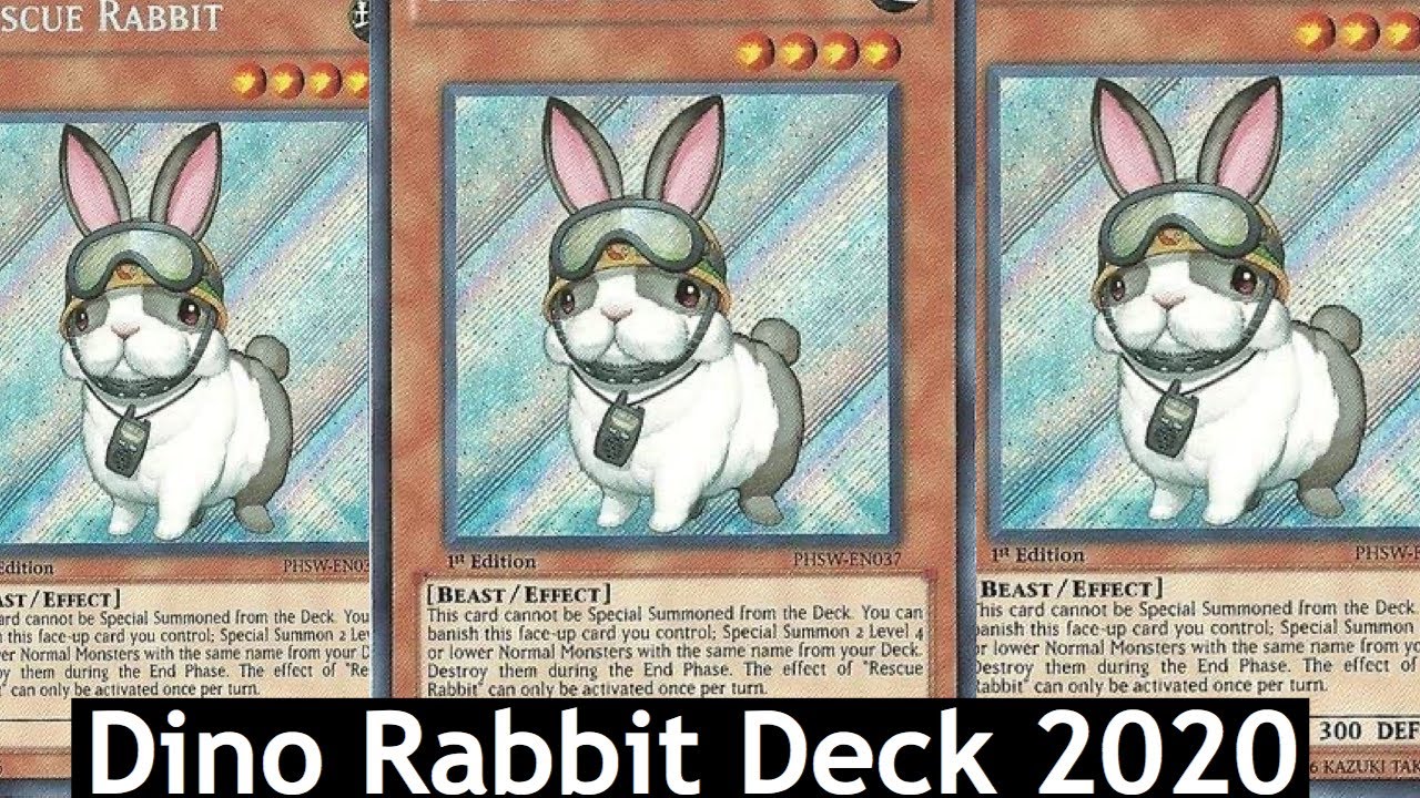 [YGOPRO] DINO RABBIT DECK 2020 | POST SEPTEMBER 2020 BANLIST - YouTube