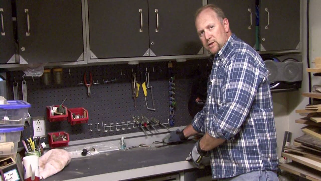 Home Maintenance & Hand Tools : How to Make a Work Bench - YouTube