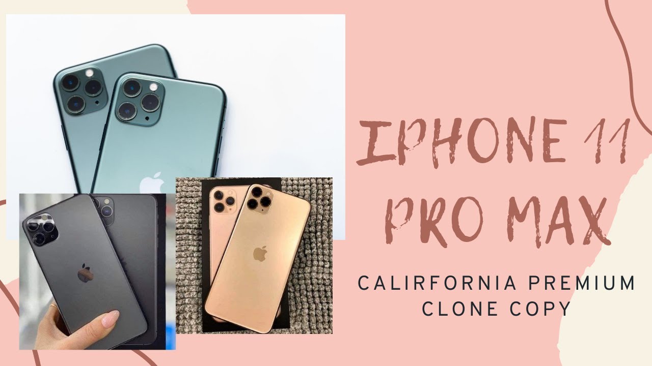 Iphone 11 Pro Max Premium Clone Copy - YouTube