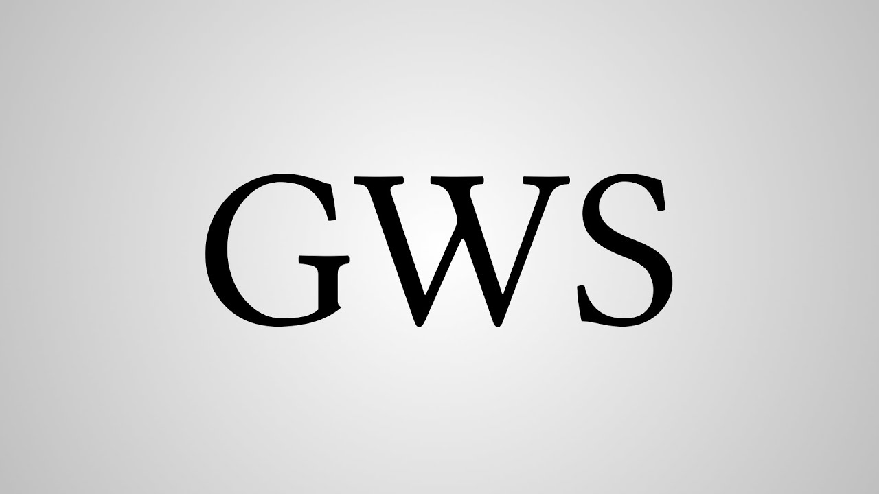 What Does "GWS" Stand For? - YouTube
