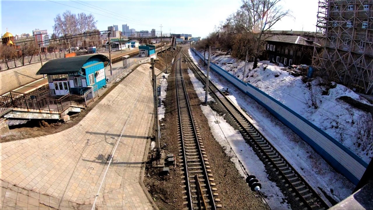 Novosibirsk - Walking Krasny prospekt street - Russia / Новосибирск 4К ...