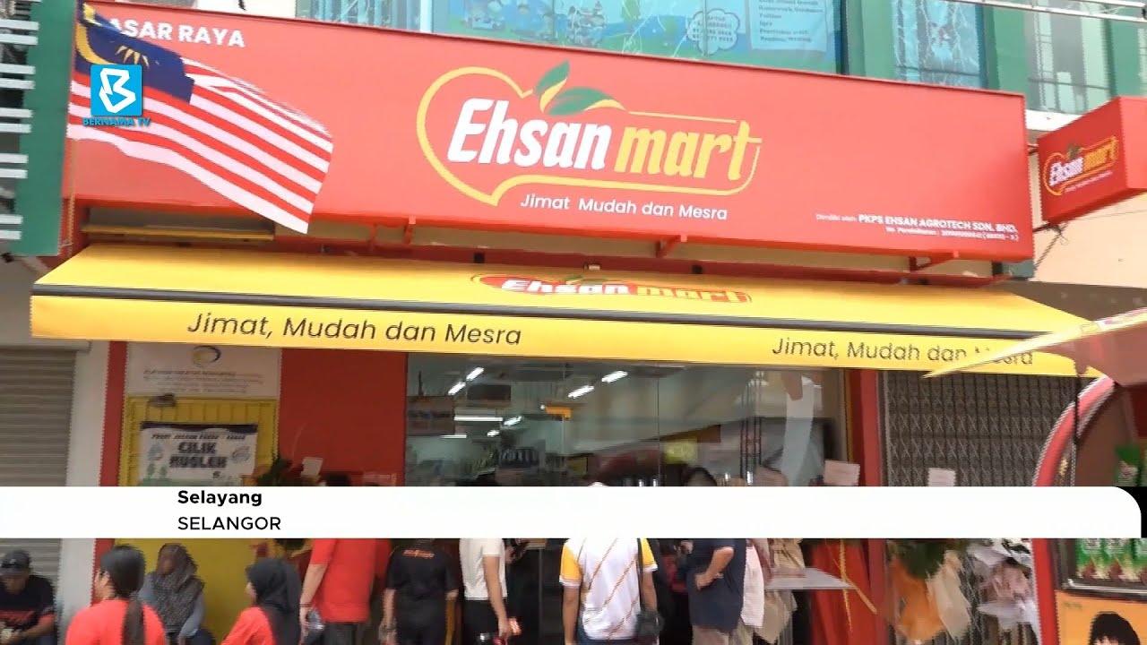 Ehsan Mart: Selangor govt launches supermarket offering 10%-15% lower prices - YouTube