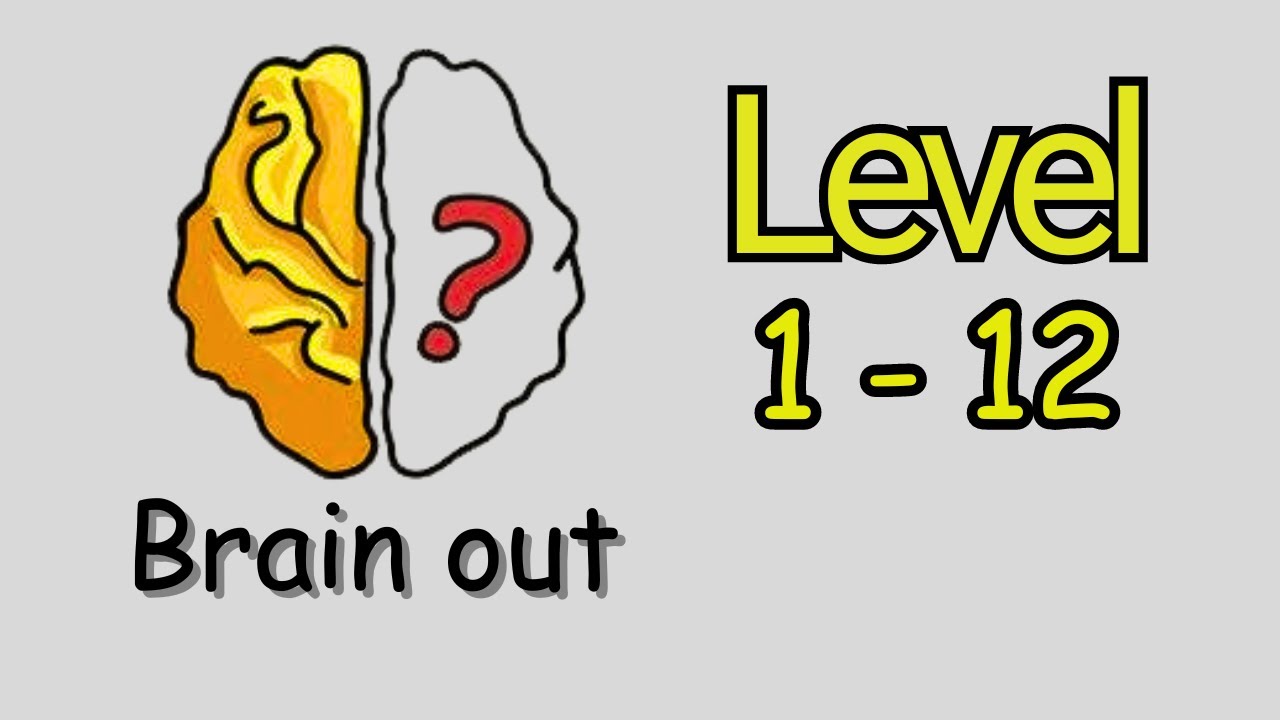 Brain out level 1 - 12 | kalem masih mudah😅 - YouTube