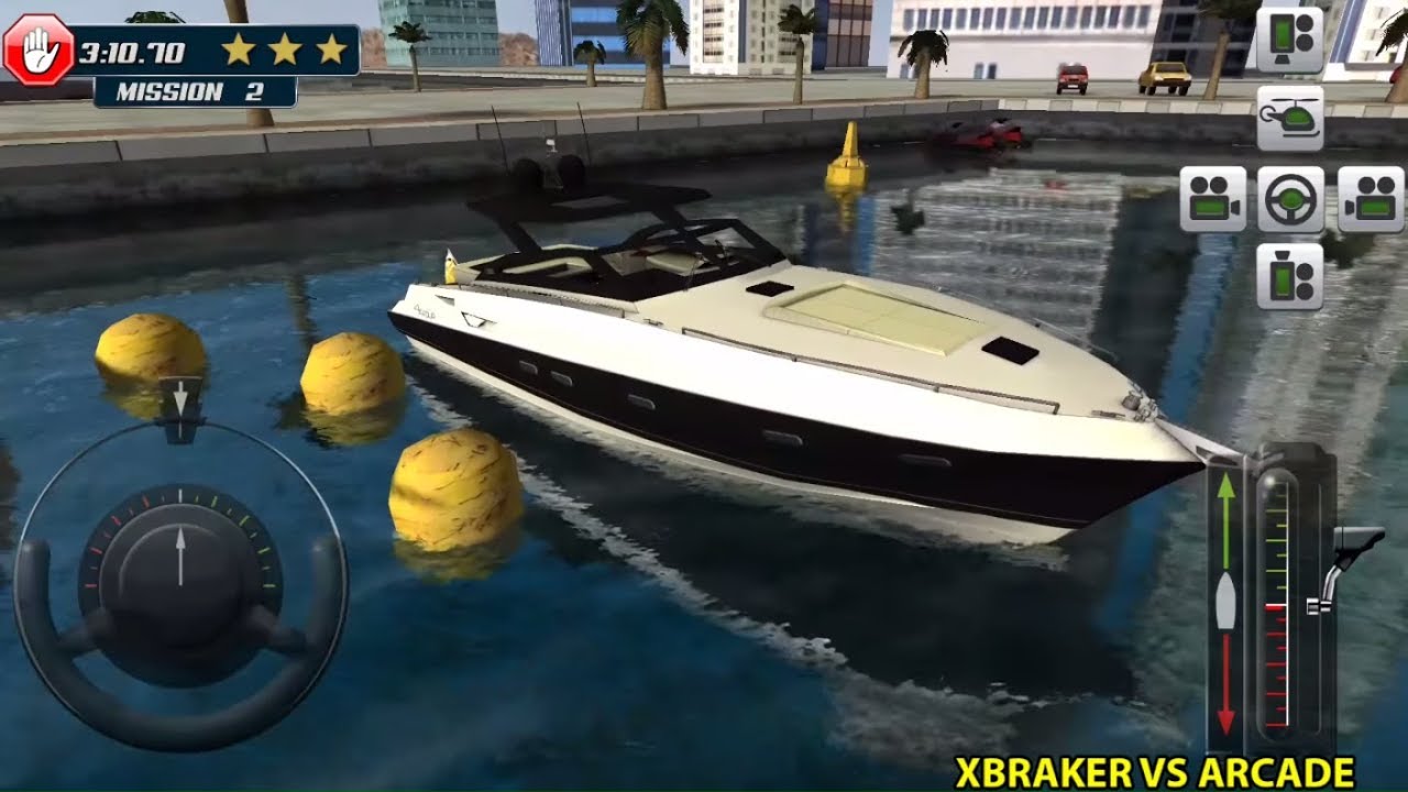 3D Boat Parking Simulator Game Luxury Yacht Android Gameplay #3 - YouTube