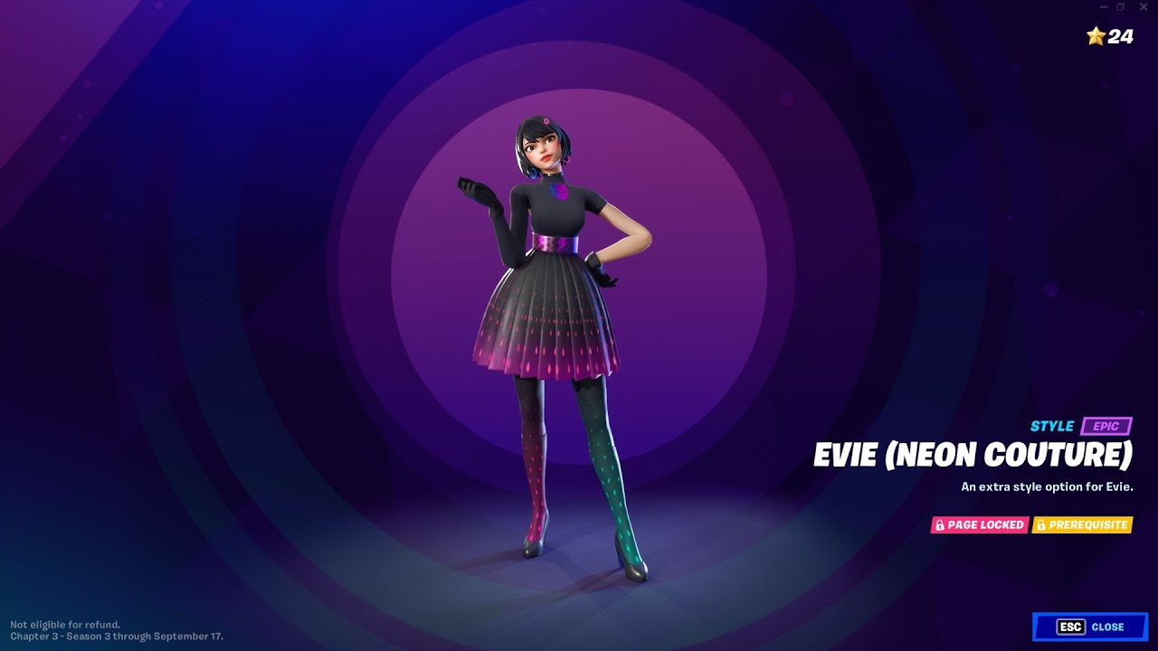 How to Unlock EVIE (Neon Couture) Edit Style // Fortnite Season 3 ...