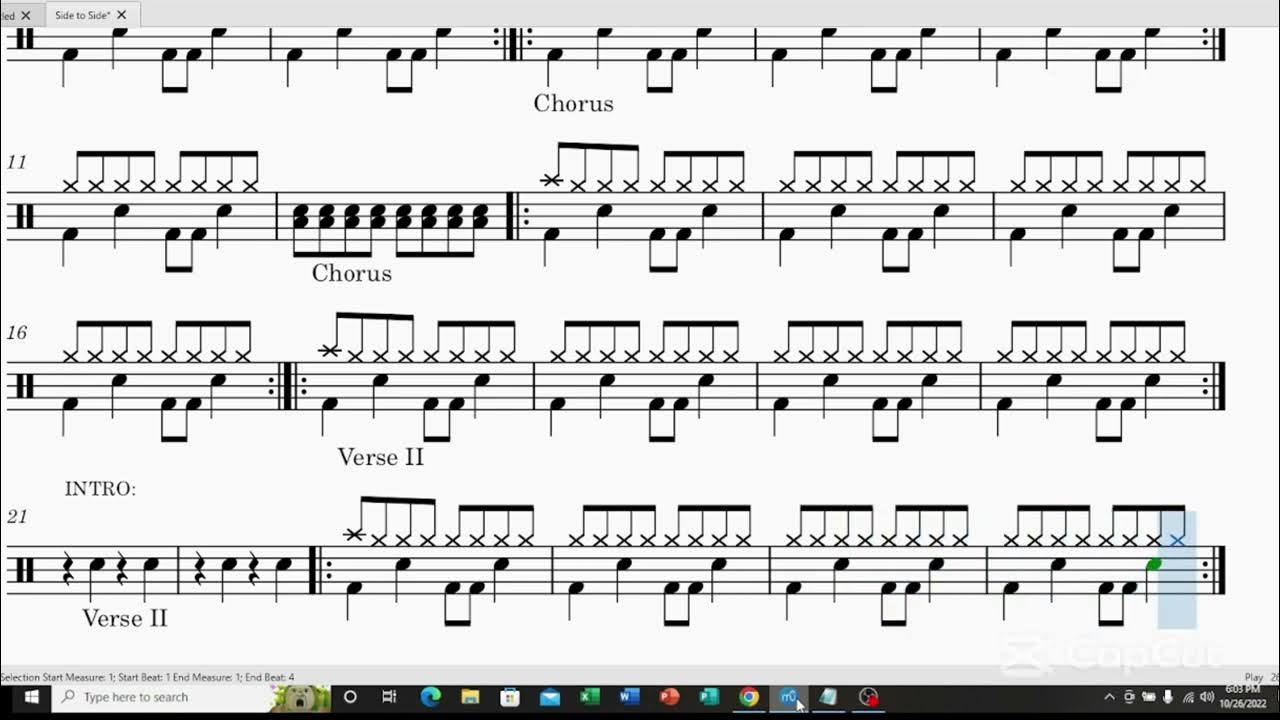 Blank Space Taylor Swift (Drum Trancription) - YouTube