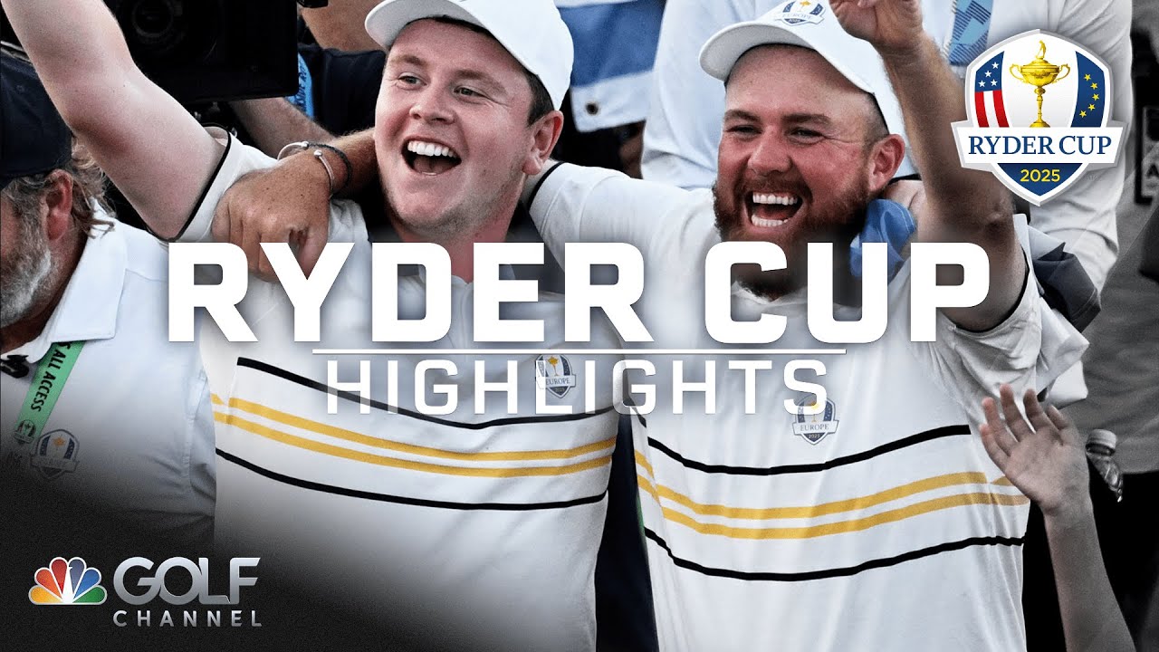2025 Ryder Cup Highlights: Day 3 Sunday Singles | Golf Channel - YouTube