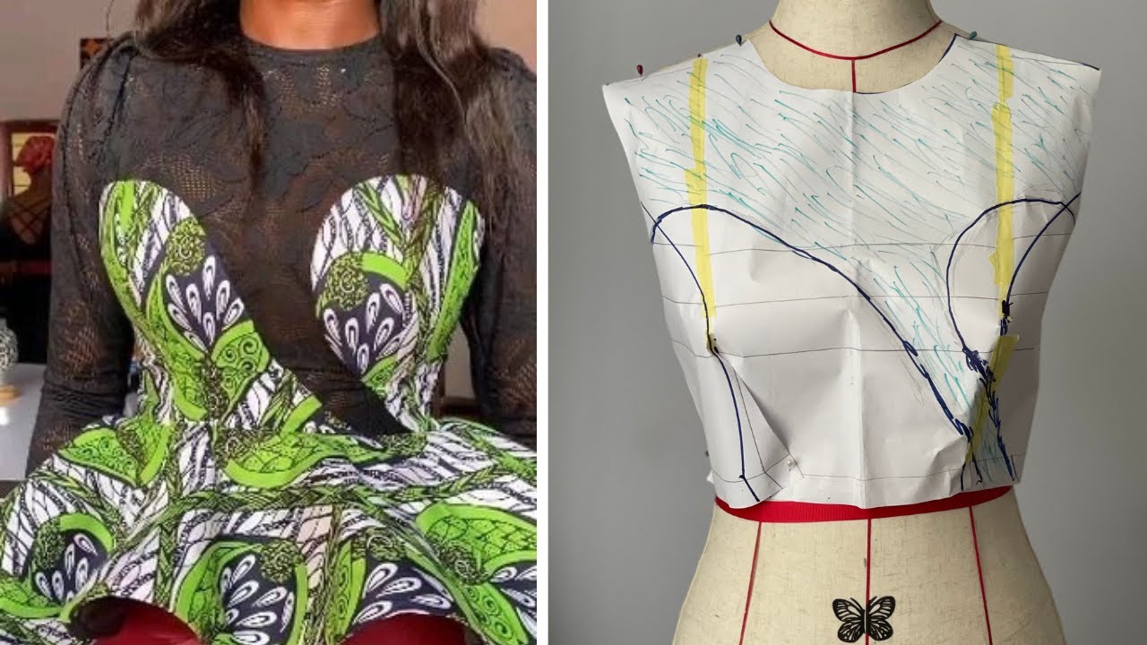 EASY WAY TO MAKE THIS BLOUSE STEP BY STEP: pattern drafting - YouTube