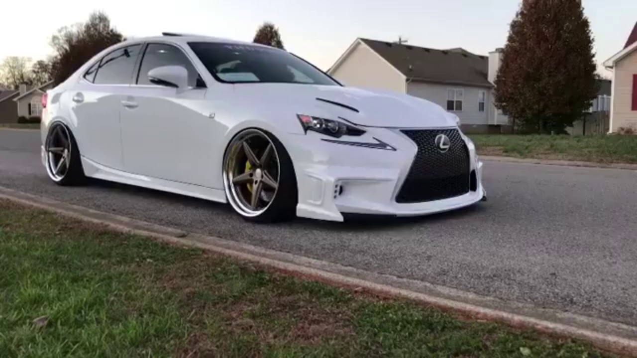 Lexus IS F Sport GSE30 Vossen VMS-3 LowNLux 3IS Bodykit Vipdout VIP ...