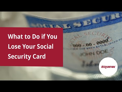 What to Do if You Lose Your Social Security Card - YouTube