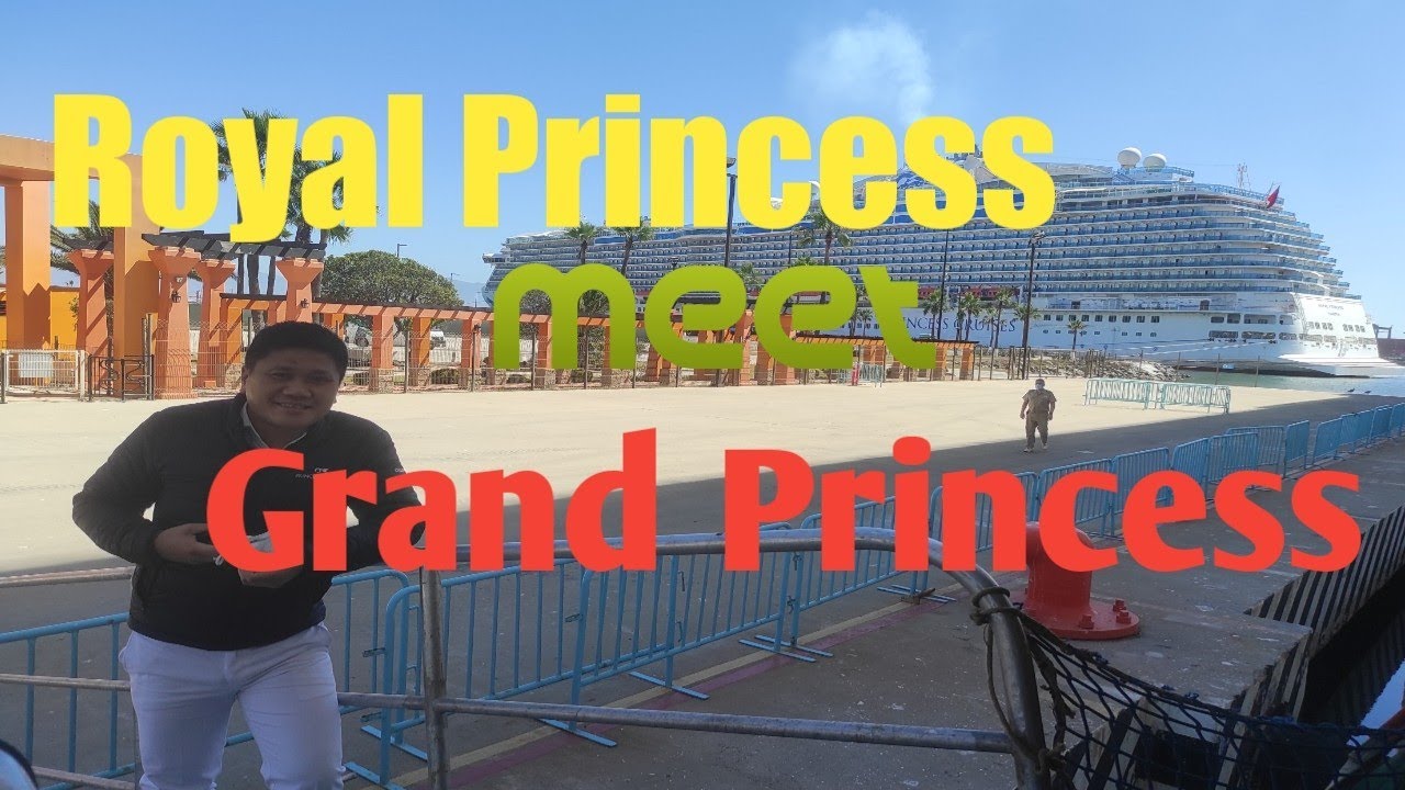 The Largest Ship of Princess Cruises Docked at Ensenada Mexico/sea ...