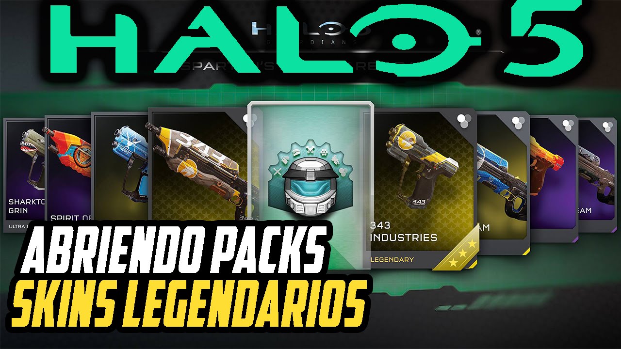 Halo 5 | Abriendo 3 Packs de 80,000 | Skins Legendarios - YouTube