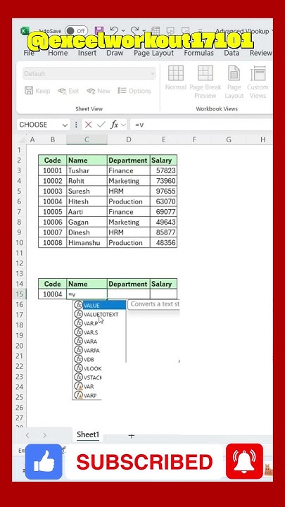 Stop Using VLOOKUP in Excel! 🚫 Try This AMAZING Trick Instead! 💯#excel #exceltips # ...