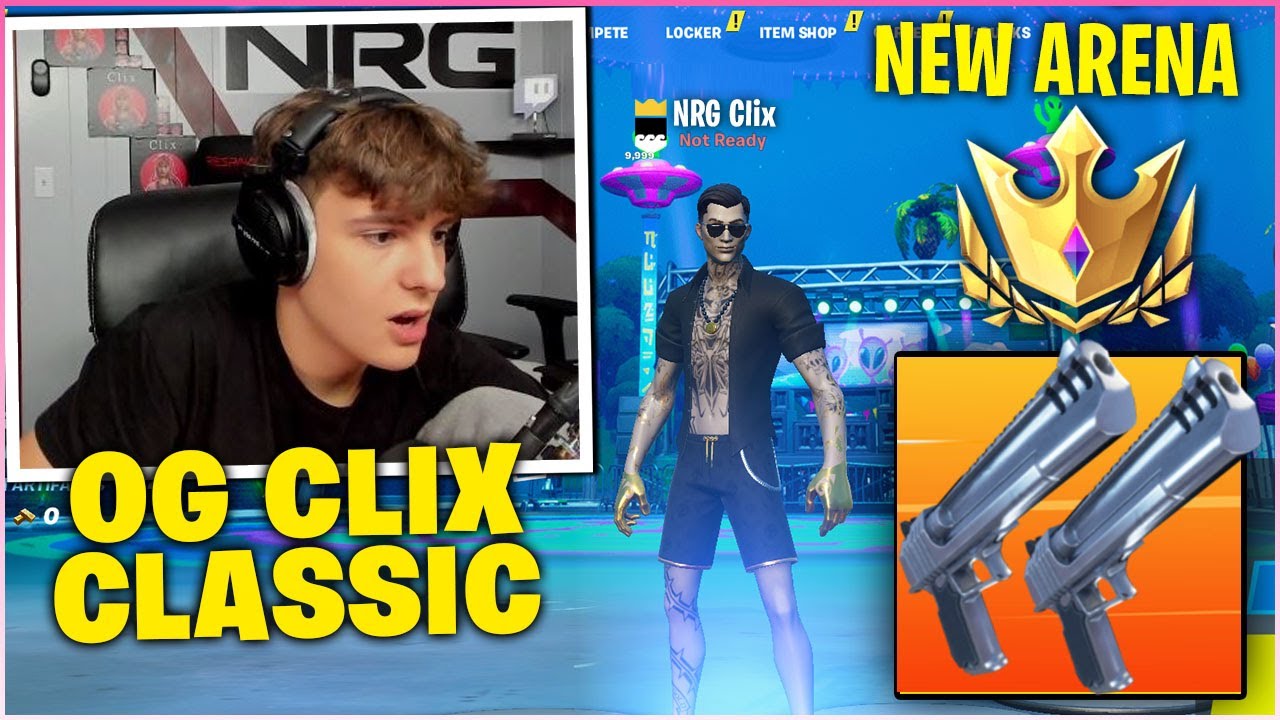 CLIX SHOCKED When USING OG CLIX CLASSIC In Season 7 ARENA UPDATE ...