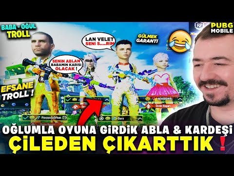 OĞLUMLA OYUNA GİRDİK - ABLA & KARDEŞİ ÇİLEDEN ÇIKARTTIK - PUBG MOBİLE TROLL - Gülmek Garanti