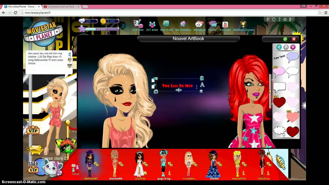 Comment changer son fond d'ecrans msp - YouTube