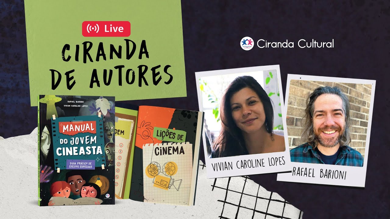 Ciranda de autores com Vivian Caroline Lopes e Rafael Barioni - YouTube