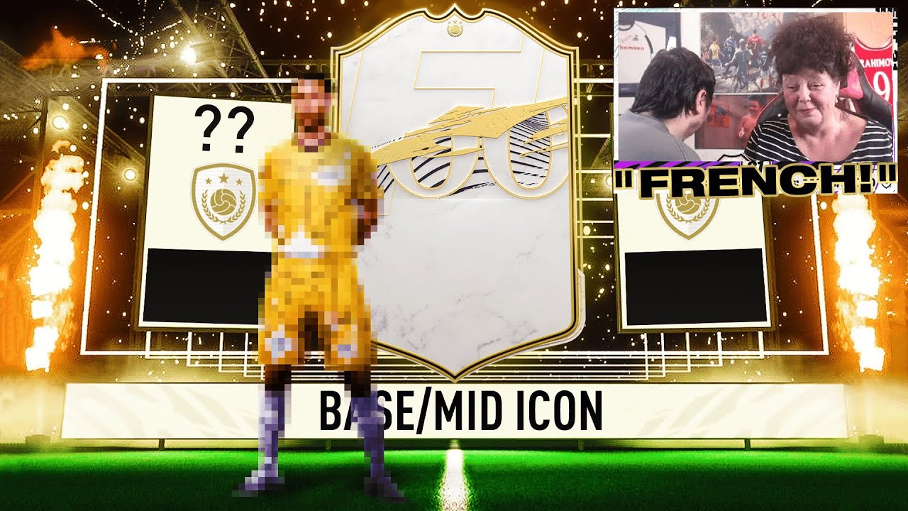 MY MUM OPENS A BASE/MID ICON PACK (FIFA 21) - YouTube