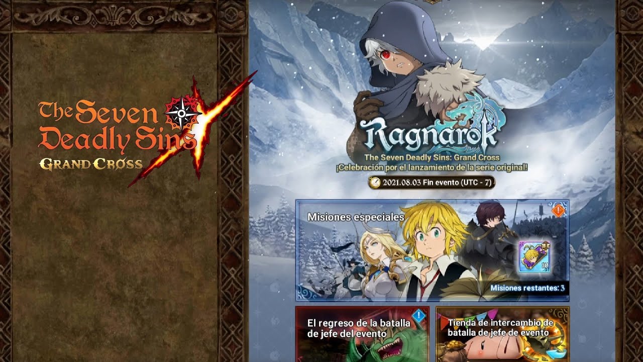 Cómo completar todas las Misiones especiales Ragnarok - 7DS Grand Cross ...