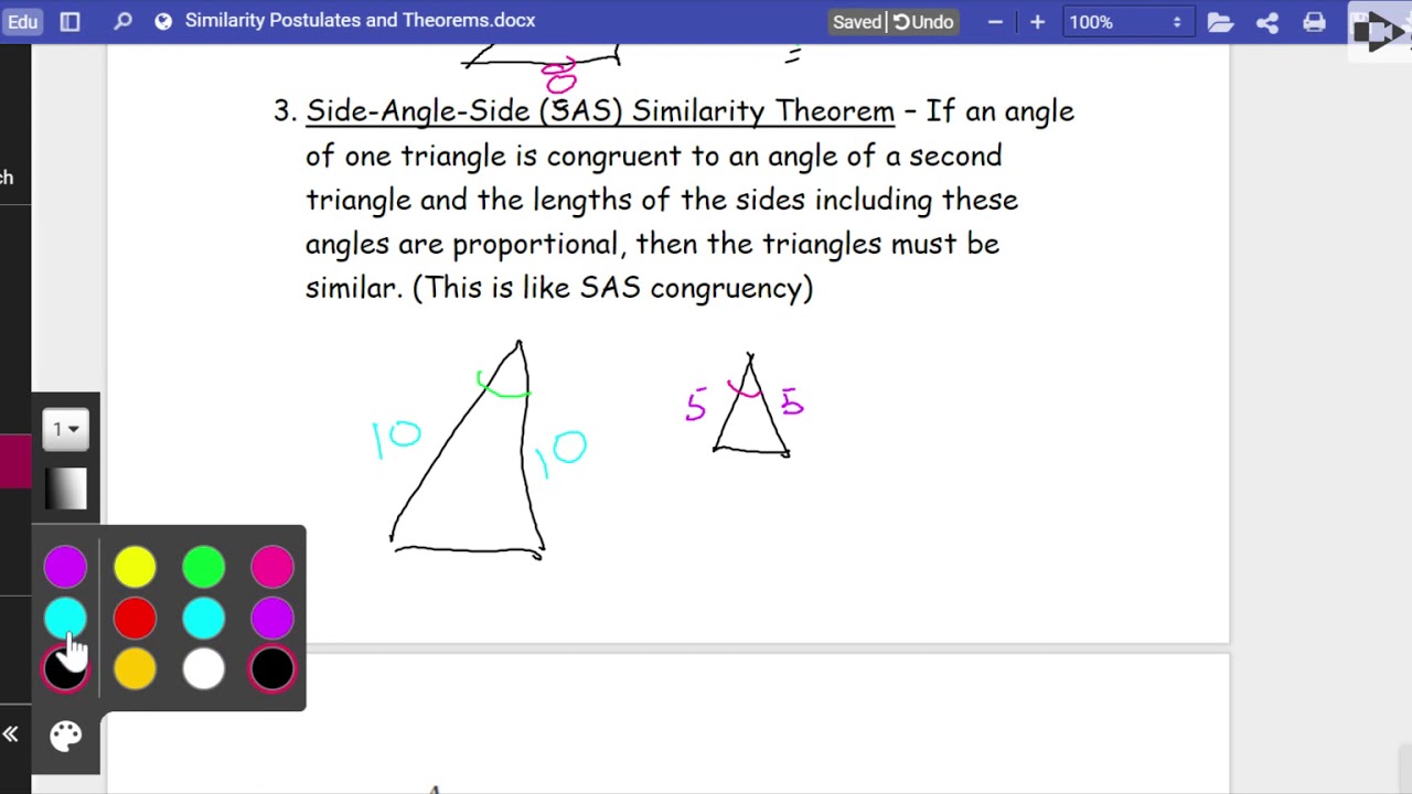 Similarity Postulates and Theorems - YouTube