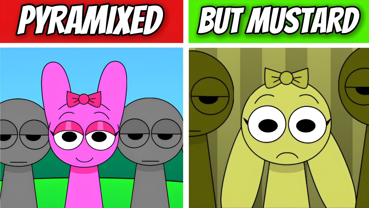 Sprunki Pyramixed BUT MUSTARD Version - YouTube
