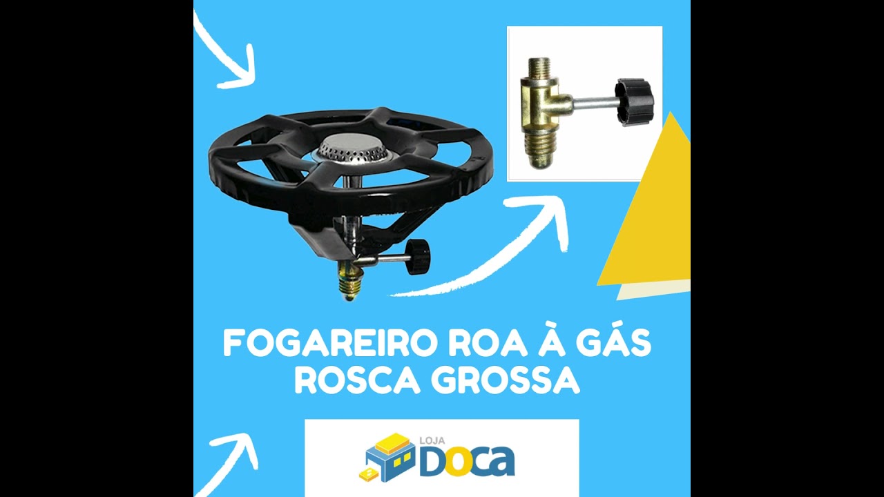 Rosca Grossa vs Rosca Fina - Qual a Diferença? Fogareiro ROA - YouTube